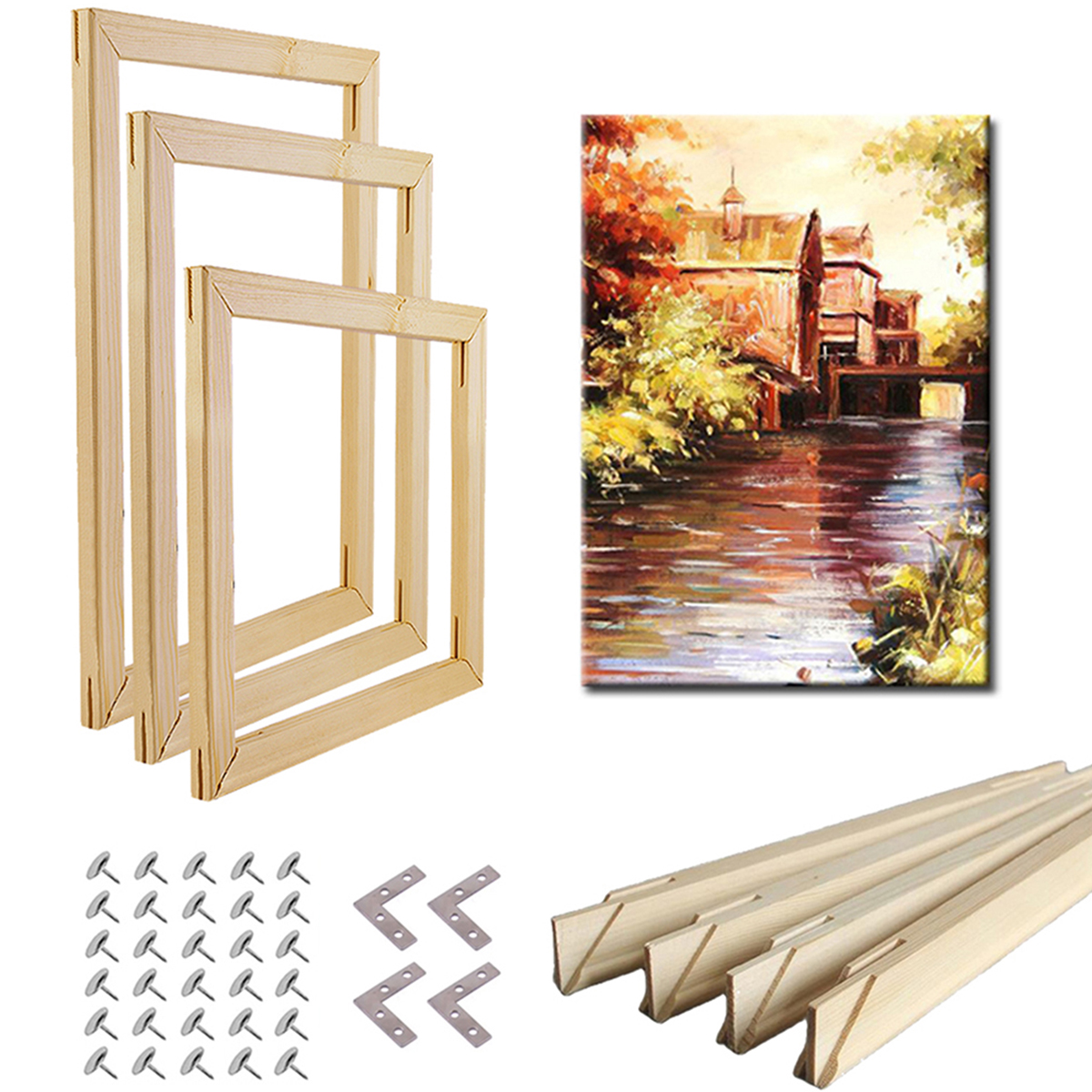 Wood Frames For Canvas - Painting By Numbers